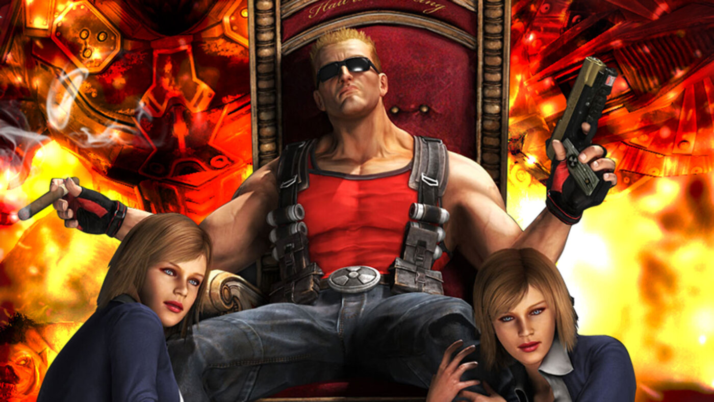The Internet shared an advertisement of the game Duke Nukem Forever ...