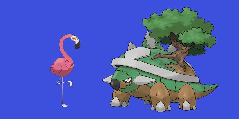 Discover the Majestic Fusion of Flamingo and Torterra in Stunning ...